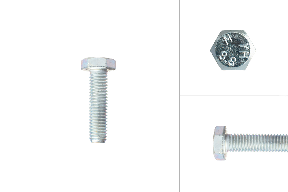 Sechskantschrauben Verzinkt M8 x 30 mm DIN 933 kaufen? Wovar